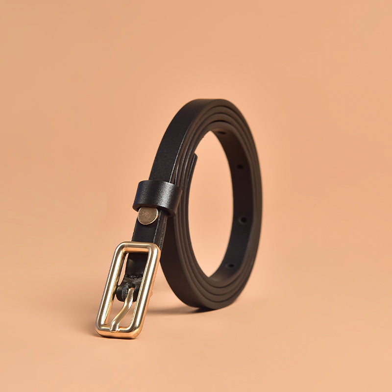 BeauToday Narrow Leather Belt for Women – BEAU TODAY